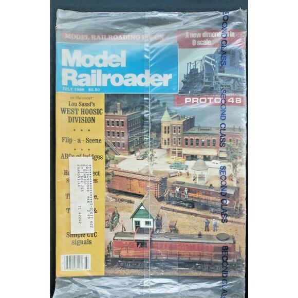 Unbranded | Other | Model Railroader Magazine July 988 Lou Sassis West ...